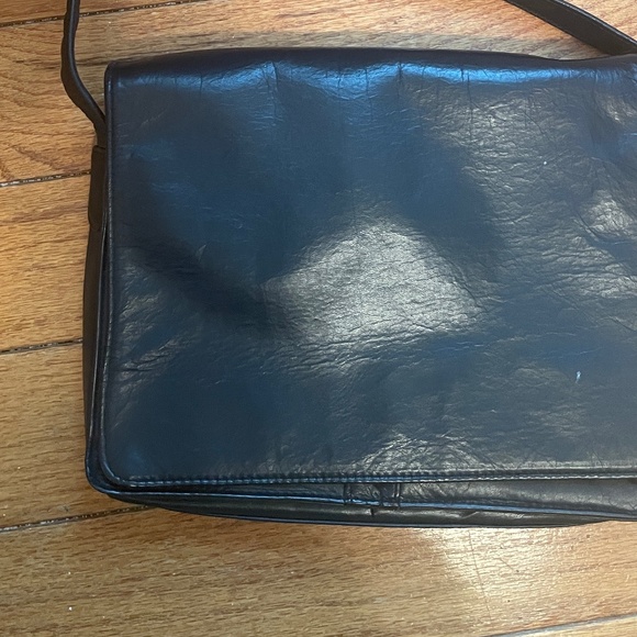 Perlina | Bags | Perlina Black Leather Crossbody Bag | Poshmark